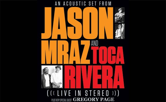 Jason Mraz and Toca Rivera "Live In Stereo" | Stifel Theatre